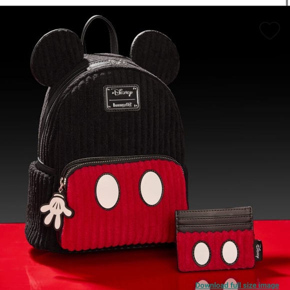 Loungefly | Bags | Loungefly Mickey Mouse Exclusive Plush Corduroy ...